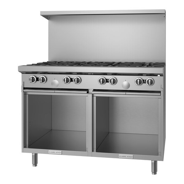 Garland G48-8SS Natural Gas 8 Burner 48" Range with 2 Storage Bases ...