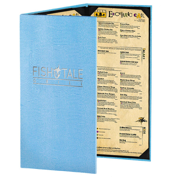 Menu Solutions 830B Slim Line 5 1/2" x 11" Customizable 3 View ...