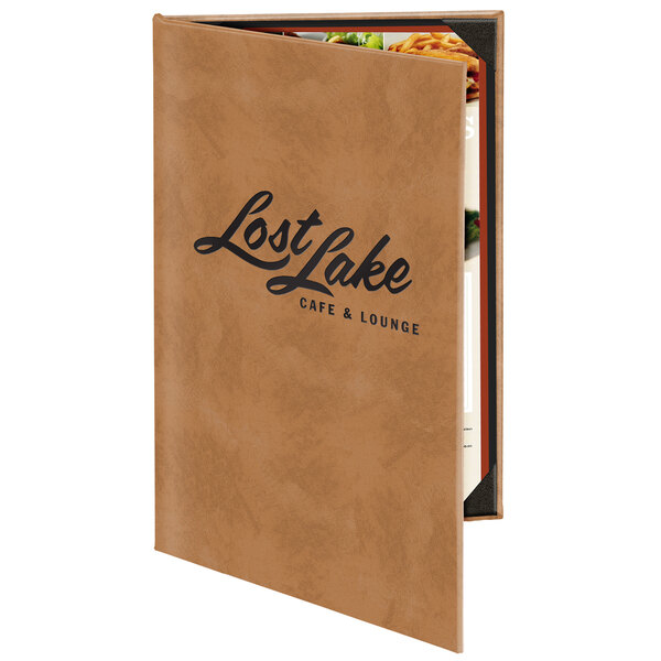 Menu Solutions K020A Kensington 5 1/2" x 8 1/2" Customizable 2 View ...