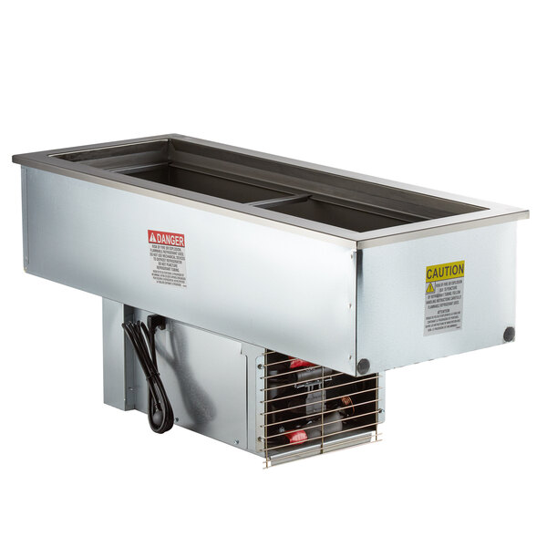 Delfield N8146NBP Narrow Two Pan Drop In Refrigerated Cold Food Well