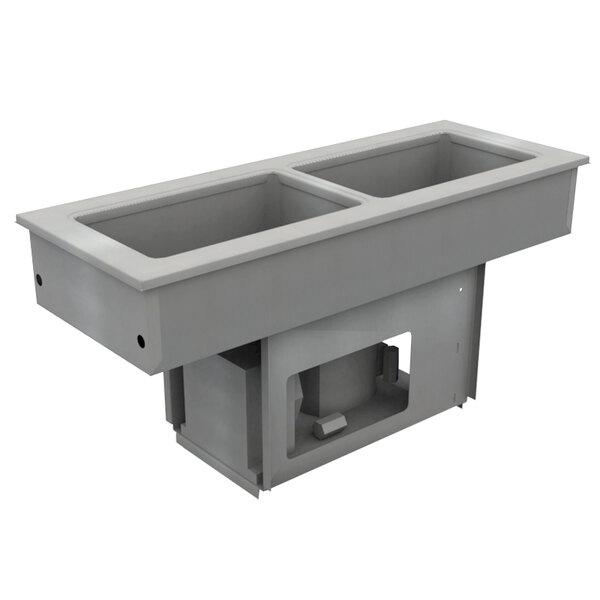 Delfield 8148-EFNP Narrow Two Pan Drop In LiquiTec Refrigerated Cold ...