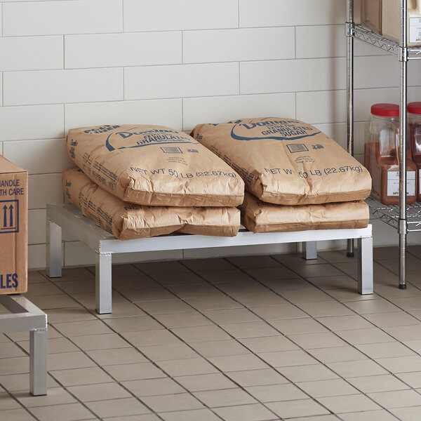 Regency 36" x 20" x 8" Aluminum Dunnage Rack - 1630 lb. Capacity