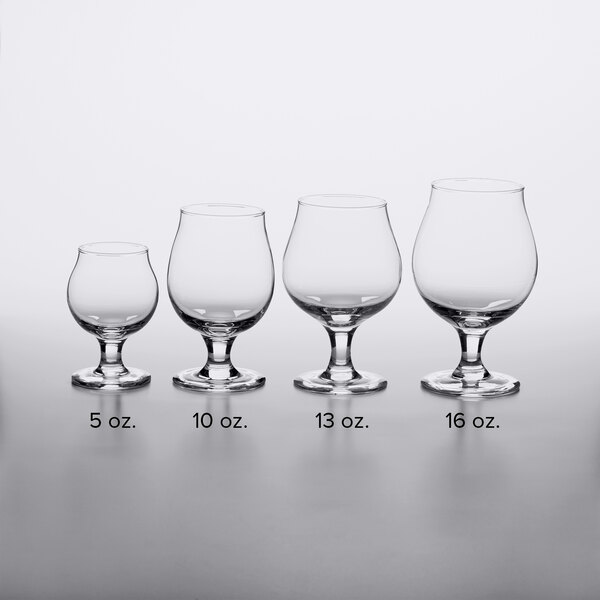 Customizable Belgian Beer / Tulip Stemmed Glass (13 oz.)