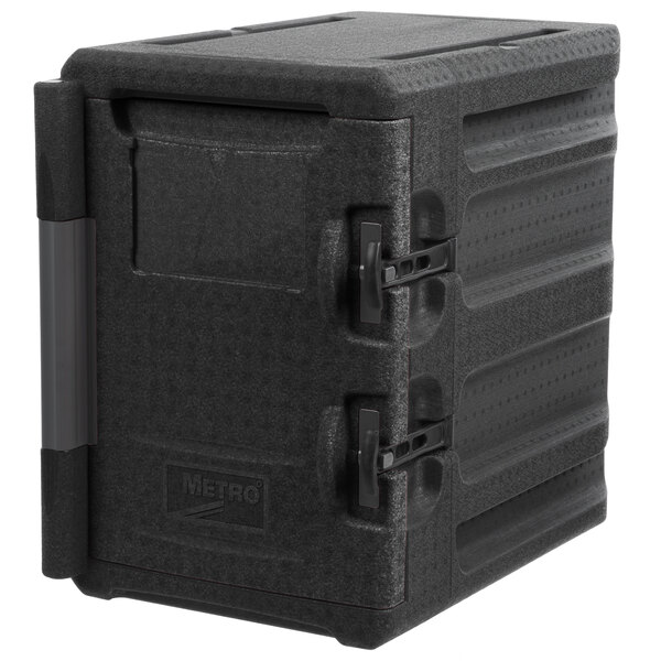 Metro Mightylite Black Front Loading EPP Insulated Food Pan Carrier ...