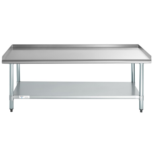 Steelton 30" x 60" 18-Gauge Stainless Steel Equipment Stand with ...