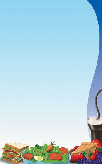 Choice 8 1/2" x 11" Menu Paper - Coffee Shop Themed Table Setting ...