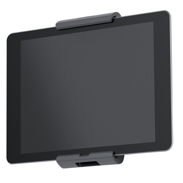 Durable 893323 Silver Metal Wall-Mount Tablet Holder