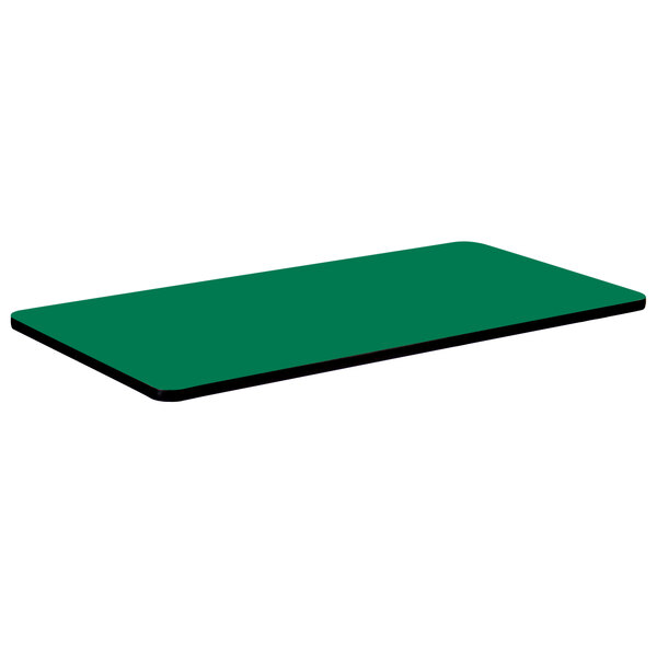 Correll 30" x 60" Green Finish Rectangular High Pressure Bar & Cafe ...