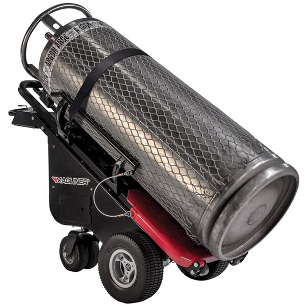 Magliner MDC90B-1 1100 lb. Motorized Dewar Cart with 2 Ratchet Straps