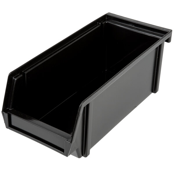 Vollrath 4806-06 Traex® Black Self-Serve Condiment Bin - 11 1/4" x 5"