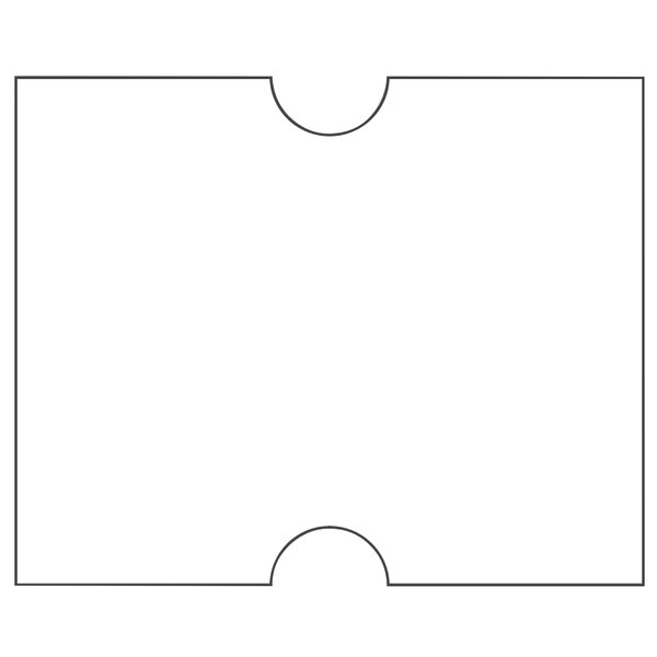Garvey 2117-31801 2117 Series 13/16" x 11/16" White 750-Count Two-Line ...