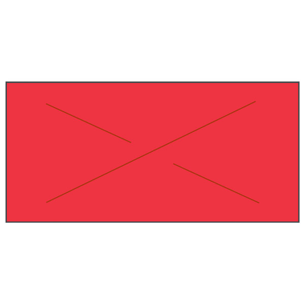 Garvey 2512-11203 2512 Series 1" x 1/2" Red 1250-Count One-Line Cross ...