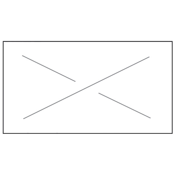 Garvey 2212-04512 2212 Series 7/8" x 1/2" White 1225-Count One-Line ...