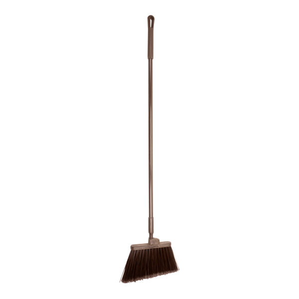 Carlisle 41082EC01 Sparta Duo-Sweep 12" Angled Broom with Brown Flagged ...