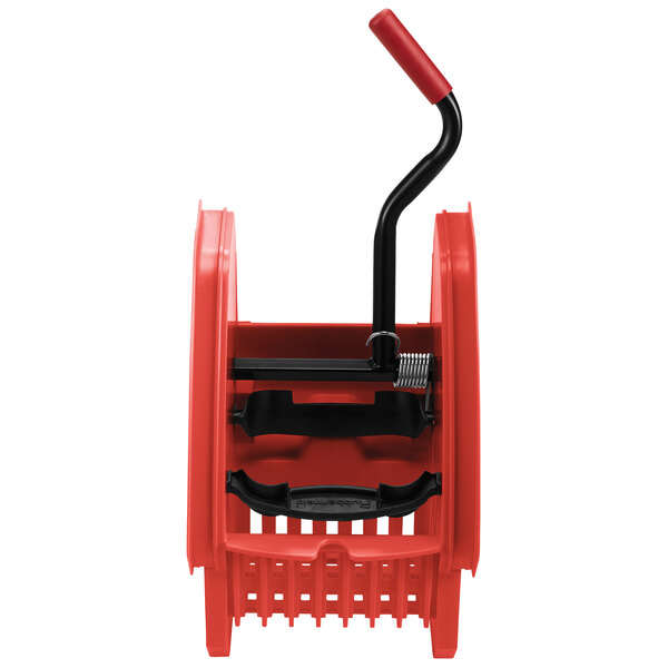 Rubbermaid 2065001 WaveBrake® Red Down Press Mop Wringer
