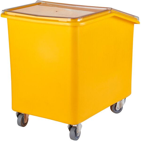 Cambro IBSD37229 37-Gallon Brine Bucket (Yellow Soak)