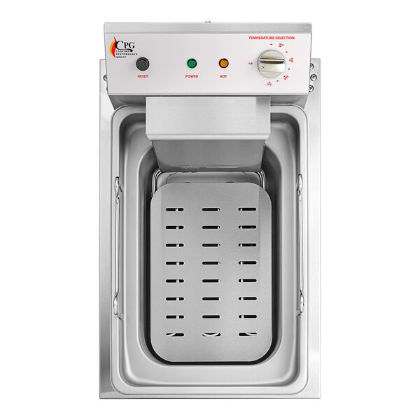 Cooking Performance Group EF300 15 lb. Heavy-Duty Electric Countertop ...