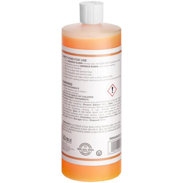 Noble Chemical Griddle Kleen 32 fl. oz. Ready-to-Use Liquid Grill ...