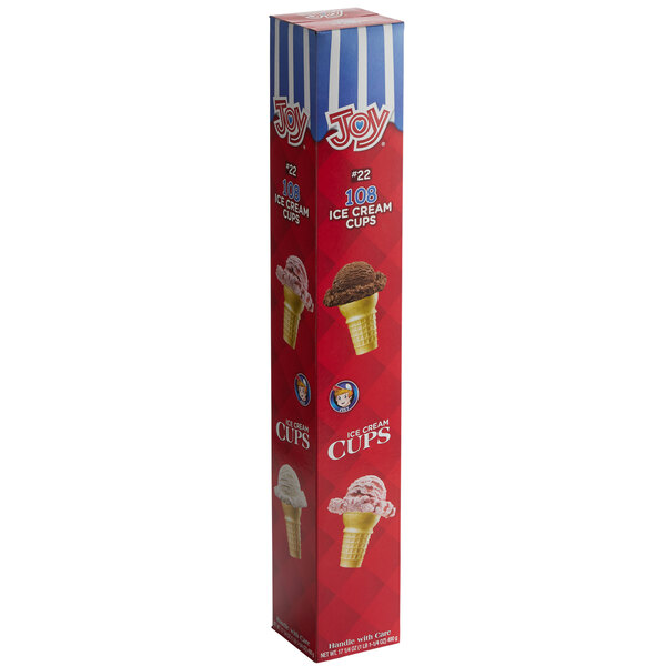JOY #22D Flat Bottom Cake Cone Dispenser Pack - 864/Case