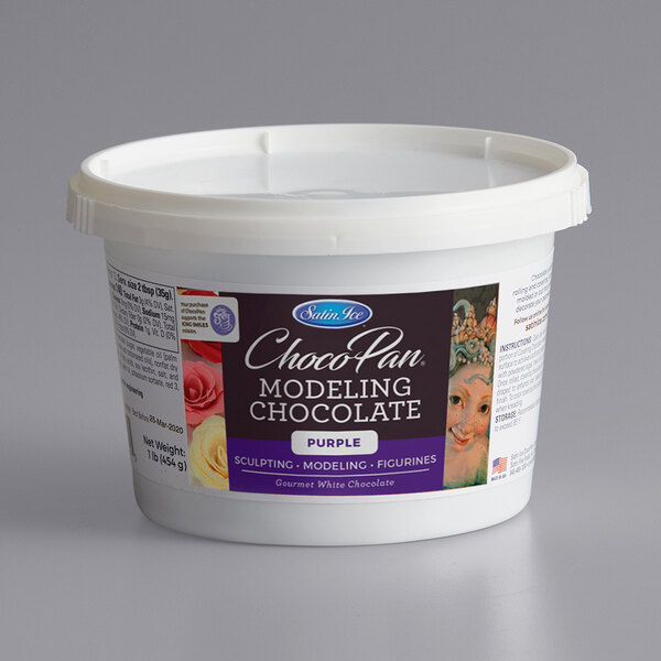 Satin Ice ChocoPan 1 lb. Purple Modeling Chocolate