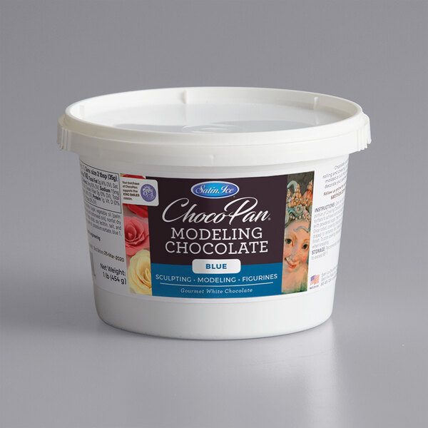 Satin Ice ChocoPan 1 lb. Blue Modeling Chocolate