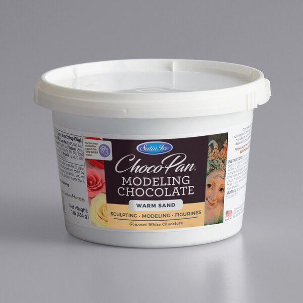 Satin Ice ChocoPan 1 lb. Warm Sand Modeling Chocolate
