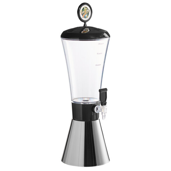 Beer Tubes COM-ST-STAP 1/4 128 oz. Super Tube Metal Conic Beer Tower