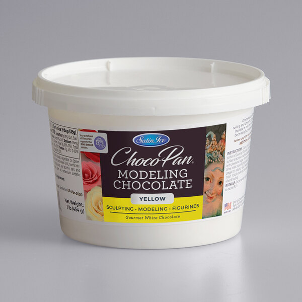 Satin Ice ChocoPan 1 lb. Yellow Modeling Chocolate