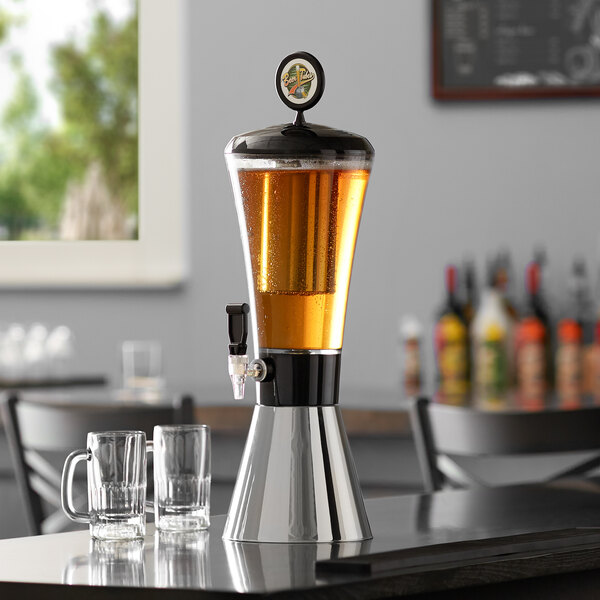 Beer Tubes ITST Stainless Steel Ice Tube for 128 oz. Beer Tubes