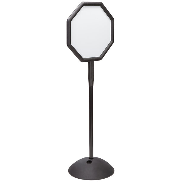 Safco 4118BL Write Way 22 1/2" x 18" x 65" Octagon Double Sided ...