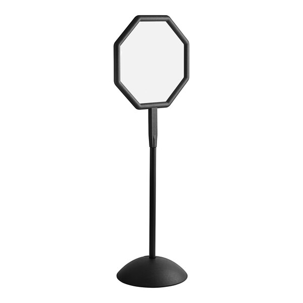 Safco 4118BL Write Way 22 1/2" x 18" x 65" Octagon Double Sided ...