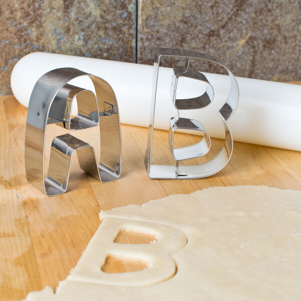 Ateco 6950 26-Piece 3" Stainless Steel Alphabet Cutter Set