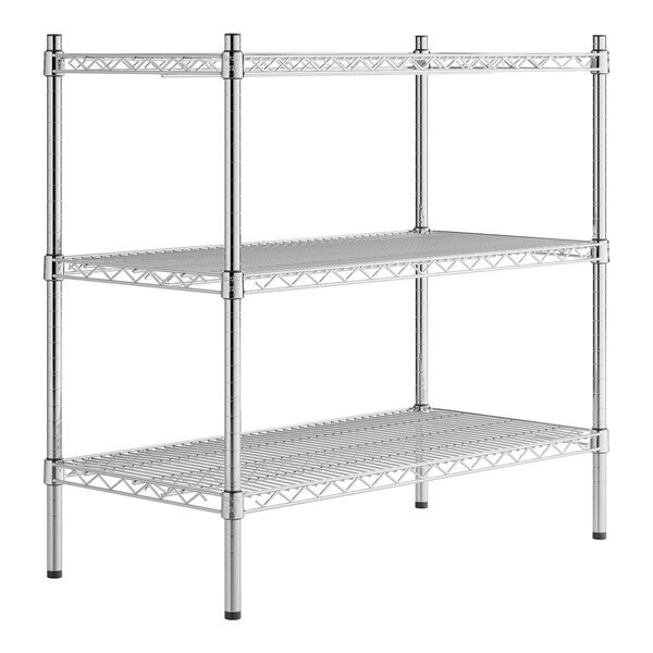 Regency Spec Line 18" x 60" x 34" NSF Stainless Steel 3-Shelf Kit