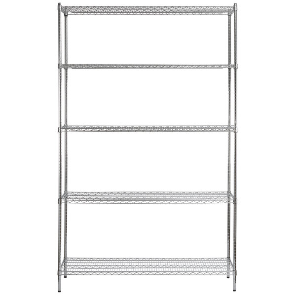 Regency 24" x 60" x 96" NSF Chrome 5-Shelf Kit