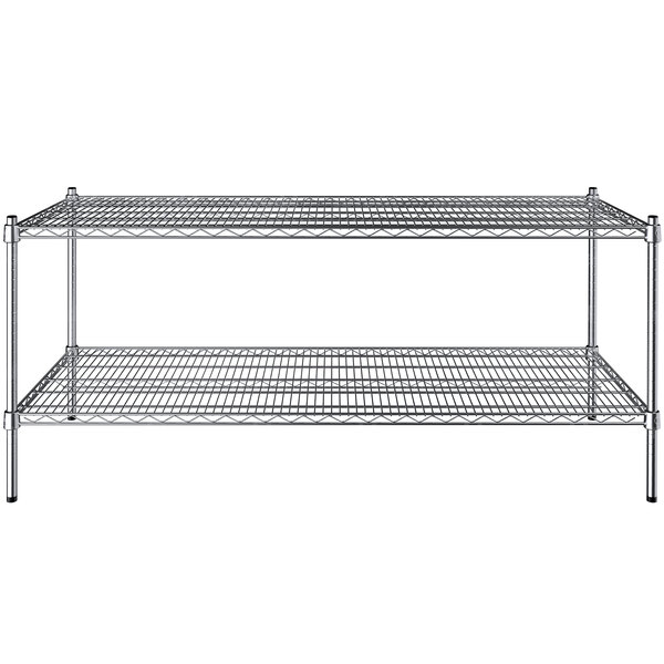 Regency 24" x 60" NSF Chrome 2-Shelf Kit with 27" Posts