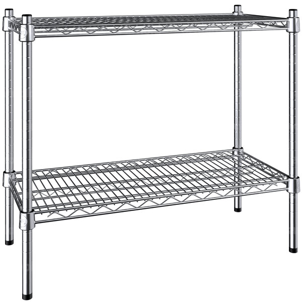 Regency 14" x 30" x 27" NSF Chrome 2-Shelf Kit