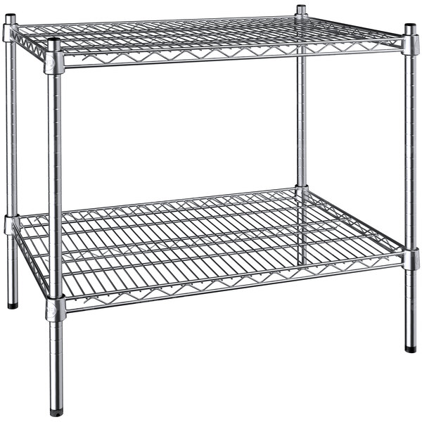 Regency 21" x 30" x 27" NSF Chrome 2-Shelf Kit