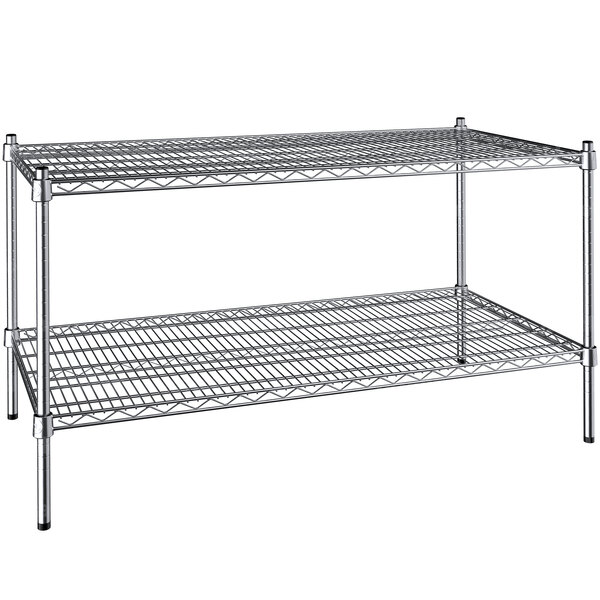 Regency 24" x 48" x 27" NSF Chrome 2-Shelf Kit