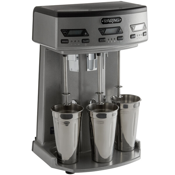Waring WDM360TX Triple Spindle Three Speed Drink Mixer with Timer ...