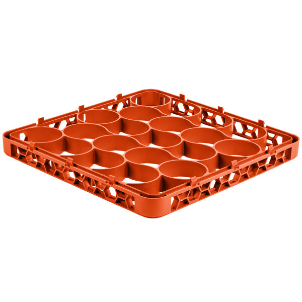 Carlisle REW20SC24 OptiClean NeWave Orange 20 Compartment Short Glass ...