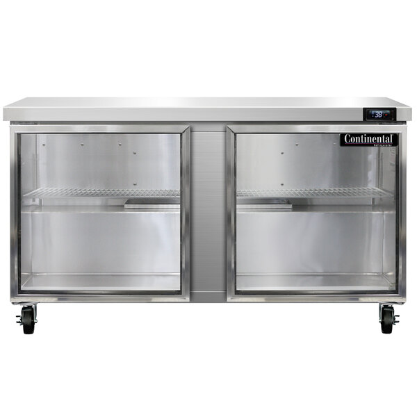 Continental Refrigerator SW60-N-GD 60" Undercounter Refrigerator with ...