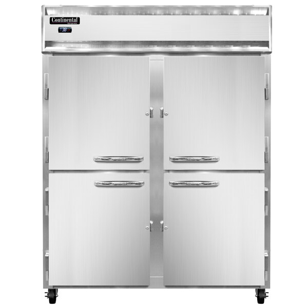 Continental Refrigerator 2RE-N-HD 57" Half Door Extra Wide Reach-In ...