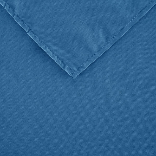 Intedge 54" x 114" Rectangular Light Blue 100% Polyester Hemmed Cloth ...