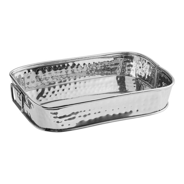 American Metalcraft SHT17 10 1/8" x 7 1/8" Silver Mirror Finish ...