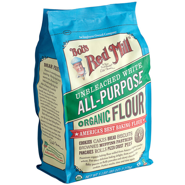 Bob's Red Mill 5 lb. Organic Unbleached All-Purpose Flour
