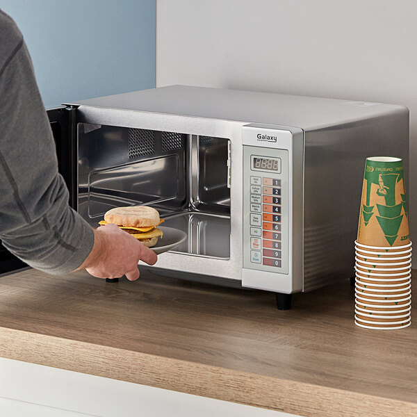 Galaxy MW1000PB Office Series Microwave with Push Button Controls ...