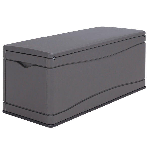 Lifetime Outdoor Storage Box (Gray) | WebstaurantStore