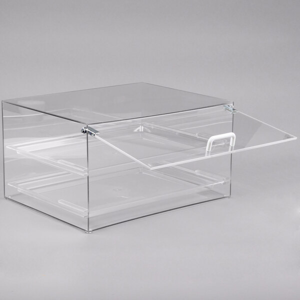Cal-Mil 921 Classic Stackable Two Tier Acrylic Display Case with Front ...