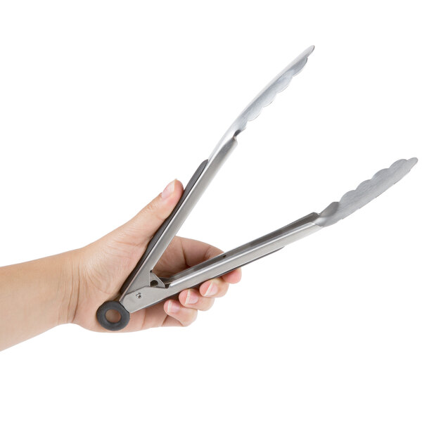 Tablecraft 2009 9" Ergonomic Locking Tongs