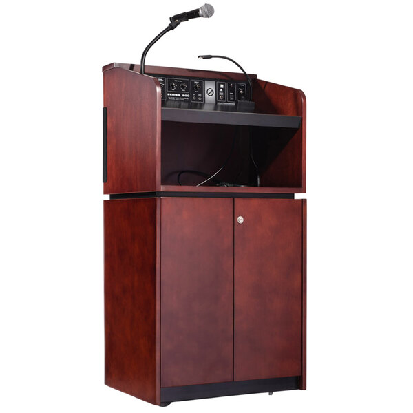 Oklahoma Sound M950/901-MY/WT Mahogany on Walnut Finish Veneer ...